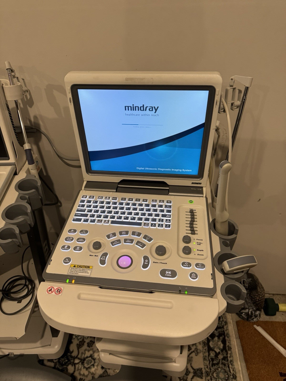 Mindray DP-50 Ultrasound Imaging System With 2 Transducers ( Linear ...