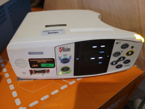 Masimo Set Rainbow (RAD-87A) Radical 87 Pulse Oximeter w/ Power CORD ...