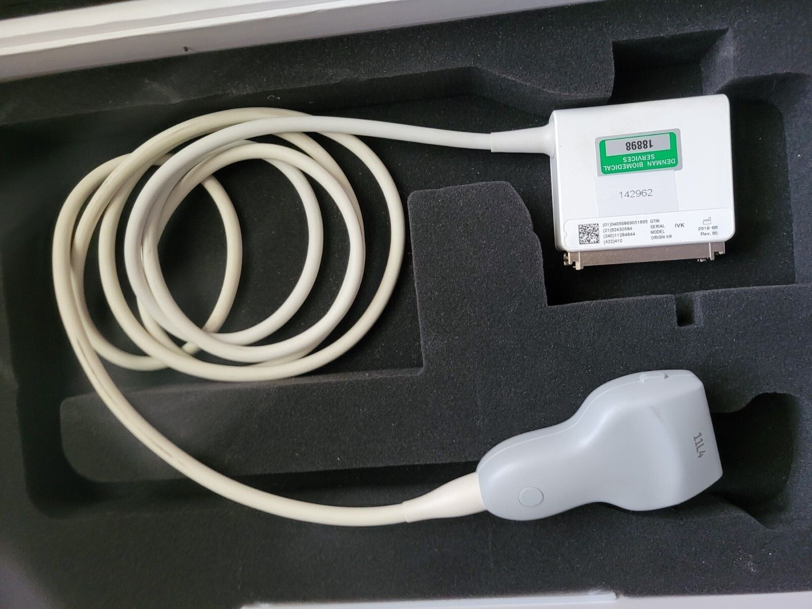 Seimens Acuson 11L4 Linear probe – Lakefield Medical Equipment